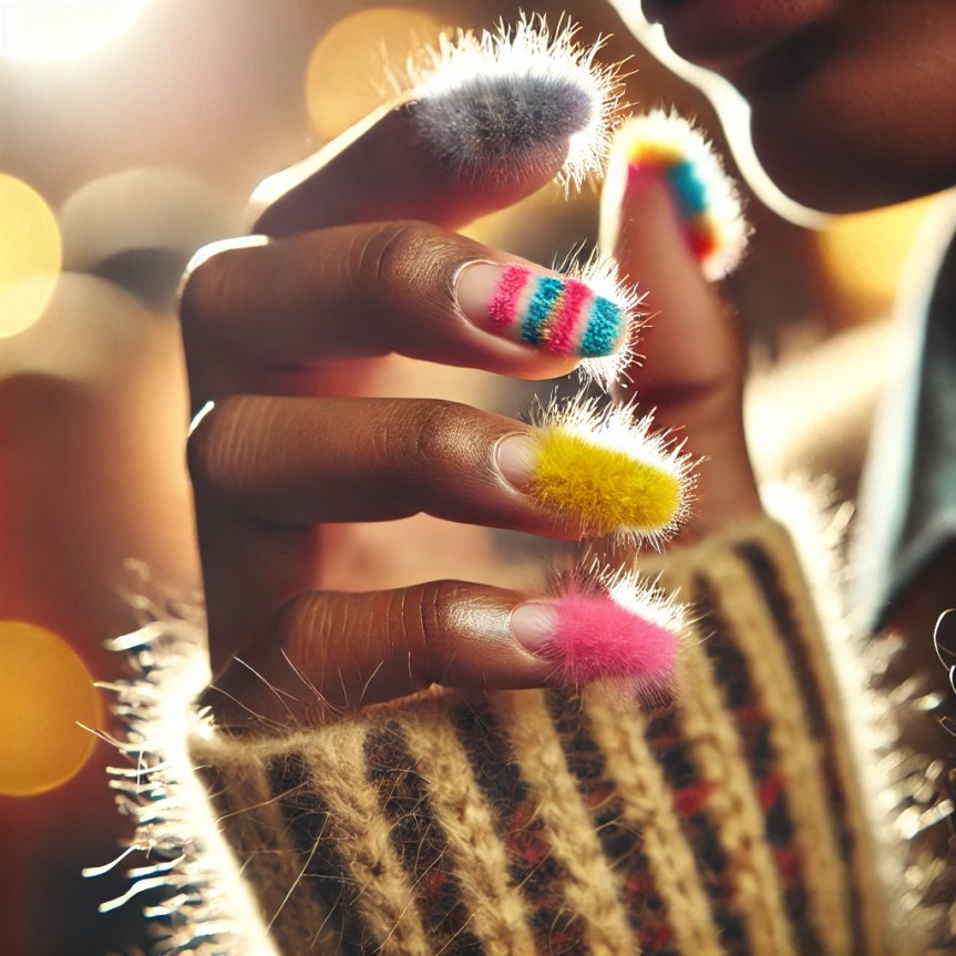 What are Furry Nails? The Fluffy Nail Trend Explained – Momtastic Mommy ...