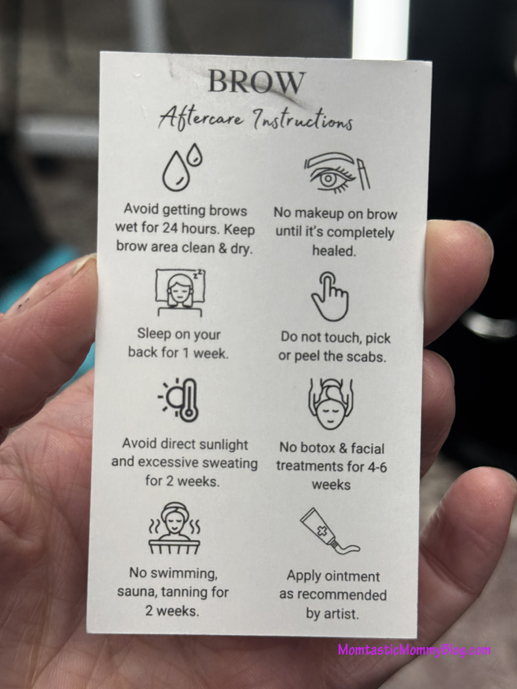 Getting Ombre Powder Brows Healing Process and Aftercare – Momtastic ...